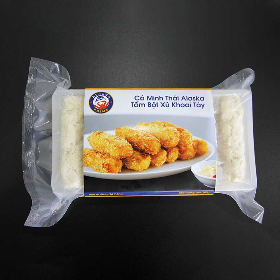 Alaska Pollock with Potato Flake Coating: Crispy & Versatile